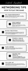 Networking Tips: How to Play the Game | The Virtual Savvy