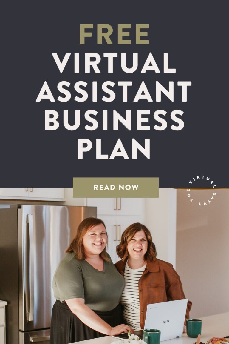 Free Virtual Assistant Business Plan in 9 Easy Steps