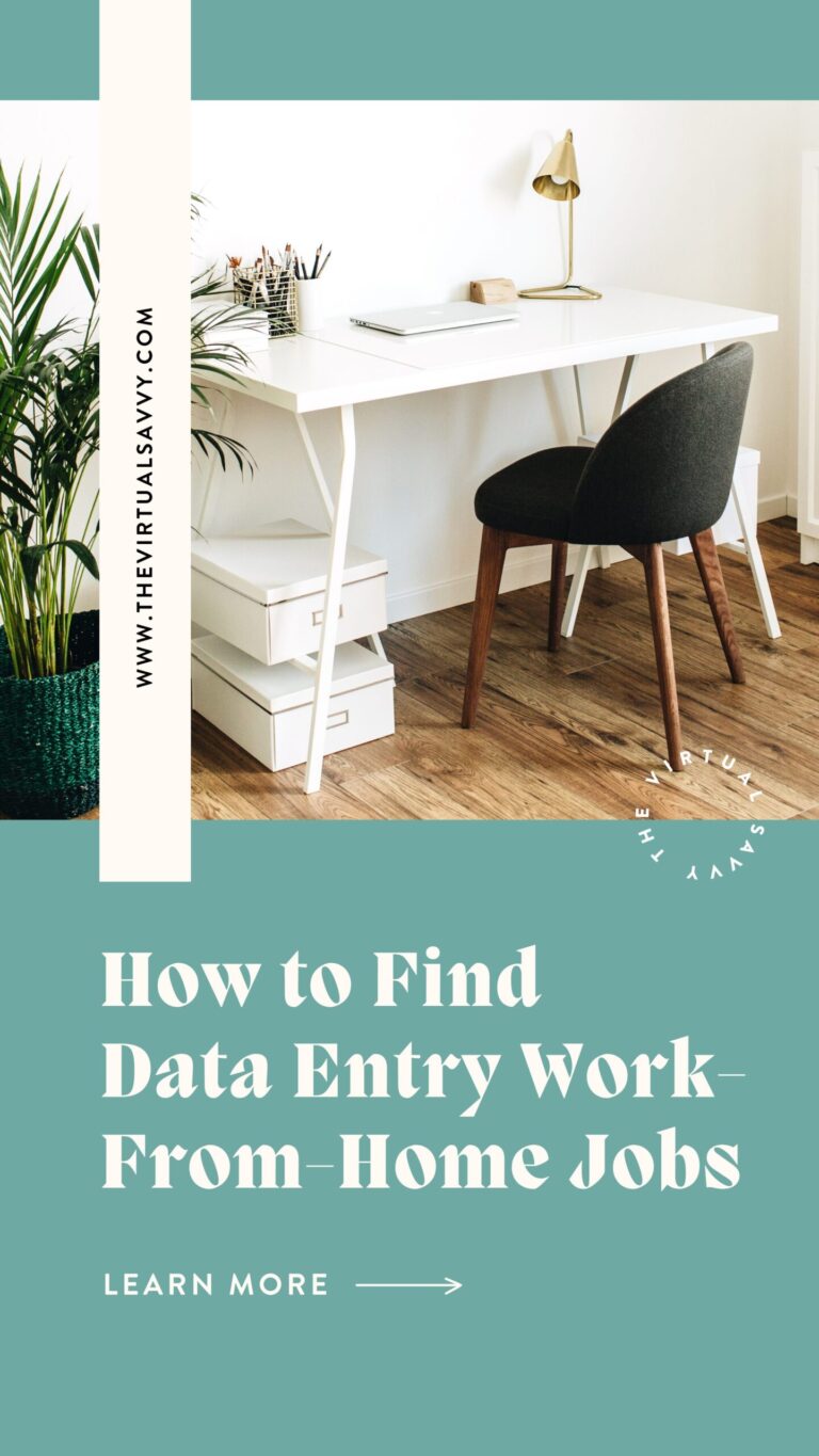 How to Find Data Entry Work From Home Jobs